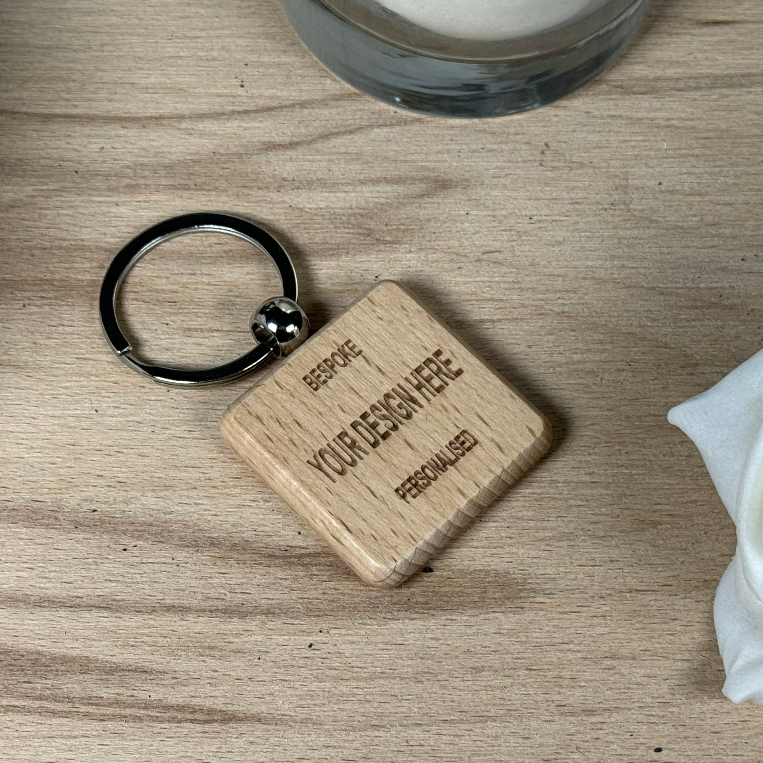 Personalised keyrings for weddings store