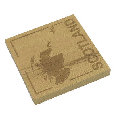 Wooden coaster - Scotland map – craftypups.com